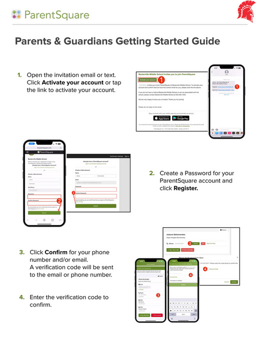 Saranac Central School District - ParentSquare-Getting Started Guide - Page 1