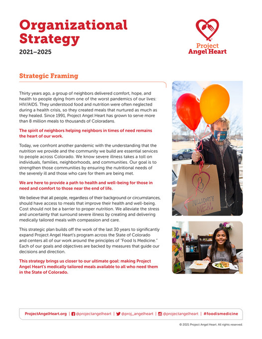 Project Angel Heart - Project Angel Heart Strategy 2021 to 2025 - Page ...