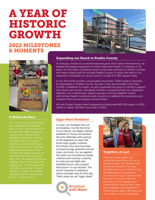 Project Angel Heart - 2022 Annual Report to the Community - Page 1 - Created with Publitas.com