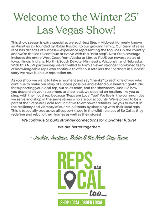 Next Step - The Next Look - Next Step 2025 Winter Magazine - Page 2-3