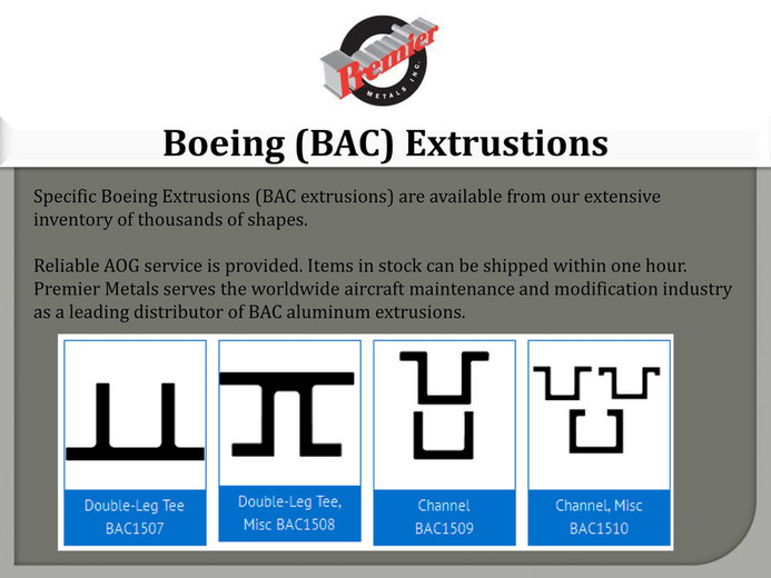 premiermetals - Aircraft Aluminum Extrusions - Page 2-3 - Created with ...