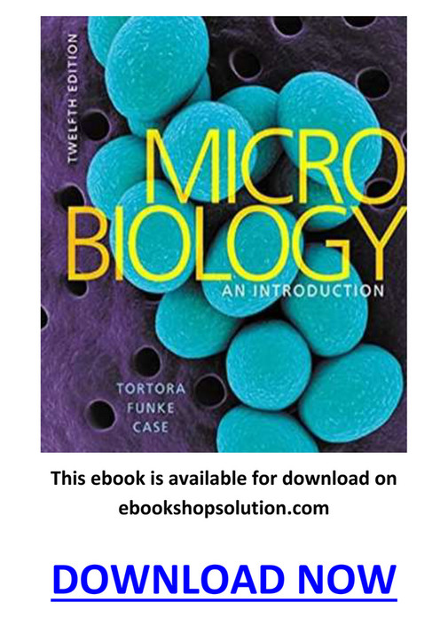 Microbiology An Introduction 12th Edition PDF - Page 1 Microbiology An Introduction 12th Edition PDF - Page 1