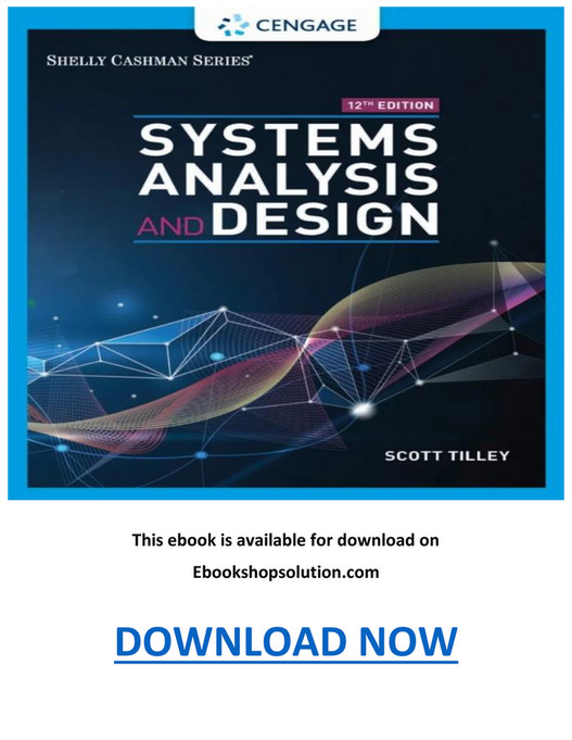 Systems Analysis and Design 12th Edition PDF - Page 1