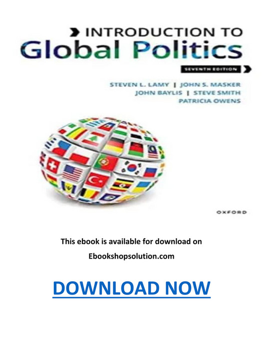 Introduction to Global Politics 7th Edition PDF - Page 1