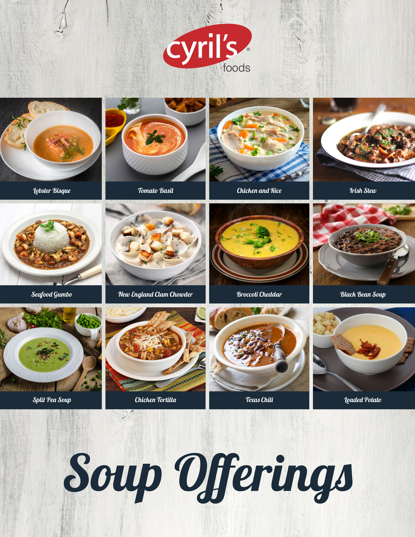 Cyril's Bakery - Cyrils Foods Soup Offerings WEB - Page 1 - Created ...