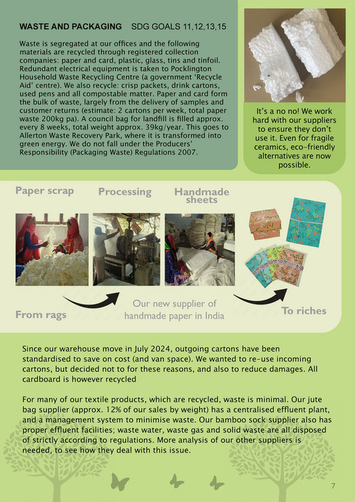 Shared Earth - Shared Earth Sustainability Report April 2025 - Page 6-7