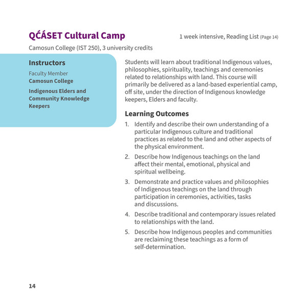 Pearson College UWC - CALD Program Overview 2023-2024 - Page 14-15 ... Pearson College UWC - CALD Program Overview 2023-2024 - Page 14-15 ...