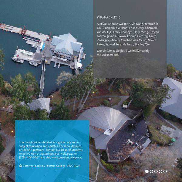 Pearson College UWC - Student Handbook 2024-2025 - Page 4-5 - Created with Publitas.com