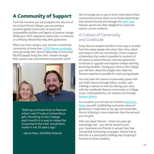 Pearson College UWC - Student Handbook 2024-2025 - Page 48-49 - Created with Publitas.com