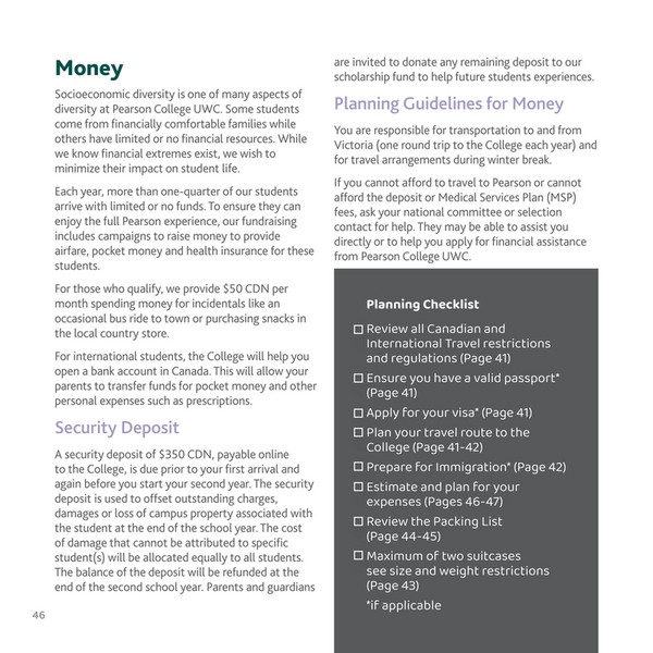 Pearson College UWC - Student Handbook 2024-2025 - Page 46-47 - Created with Publitas.com