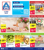 Folder Aldi - Promotion de la semaine 17