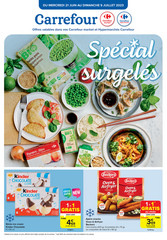 Folder Carrefour - Promotion de la semaine 25 surgelés