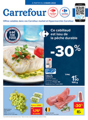 Folder Carrefour Market du 01/03/2022 au 06/03/2022 - Promotions de la ...