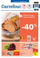 Folder Carrefour Market du 12/10/2022 au 17/10/2022 - Promotions de la ...