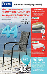 Folder Jysk du 07/05/2023 au 20/05/2023 - Promotion de la semaine 19