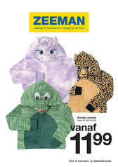 Folder Zeeman van 30/12/2022 tot 05/01/2023 - Weekpromoties 01